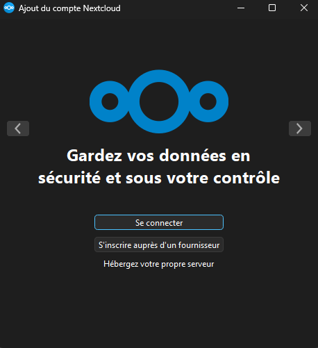 Procédure installation client nextcloud | Wiki IAE
